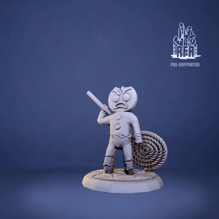 3D Printable Ginger Squad - Tabletop Miniature (Pre-Supported) by ...