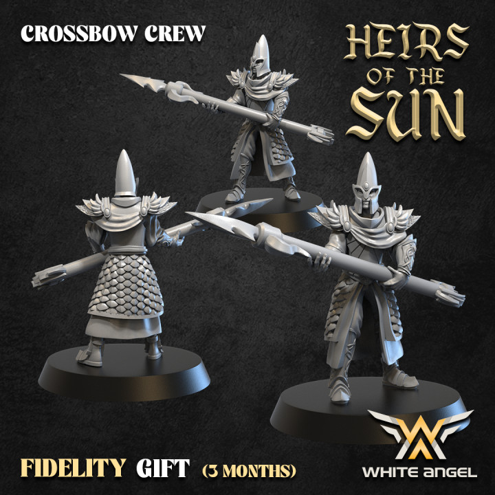 3D Printable CROSSBOW CREW (ELF FROM ELVES OF THE SUN) by WHITE ANGEL ...