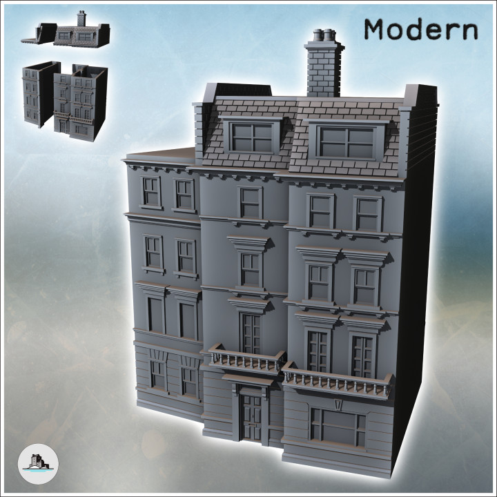 3D Printable Modern city pack No. 6 - Modern WW2 WW1 World War Diaroma ...