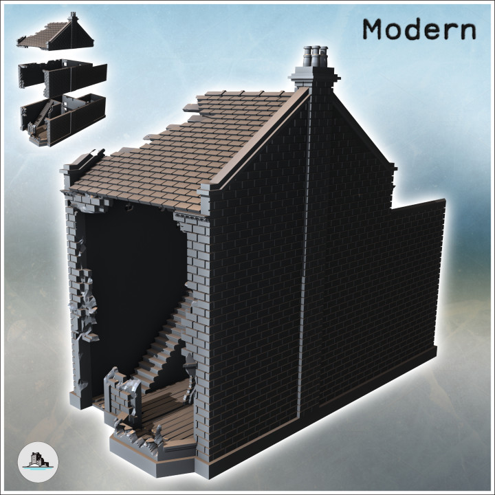 3D Printable Modern city pack No. 6 - Modern WW2 WW1 World War Diaroma ...