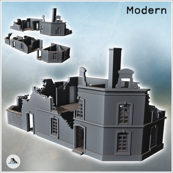3D Printable Modern city pack No. 6 - Modern WW2 WW1 World War Diaroma ...
