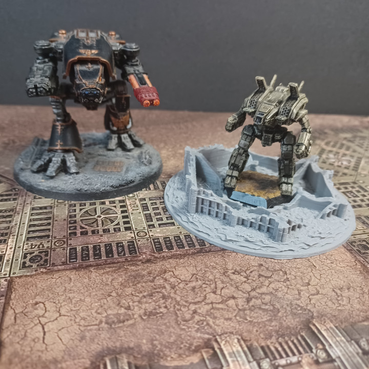 3D Printable Destroyed Watchtower SFD058 by Wargame Forge