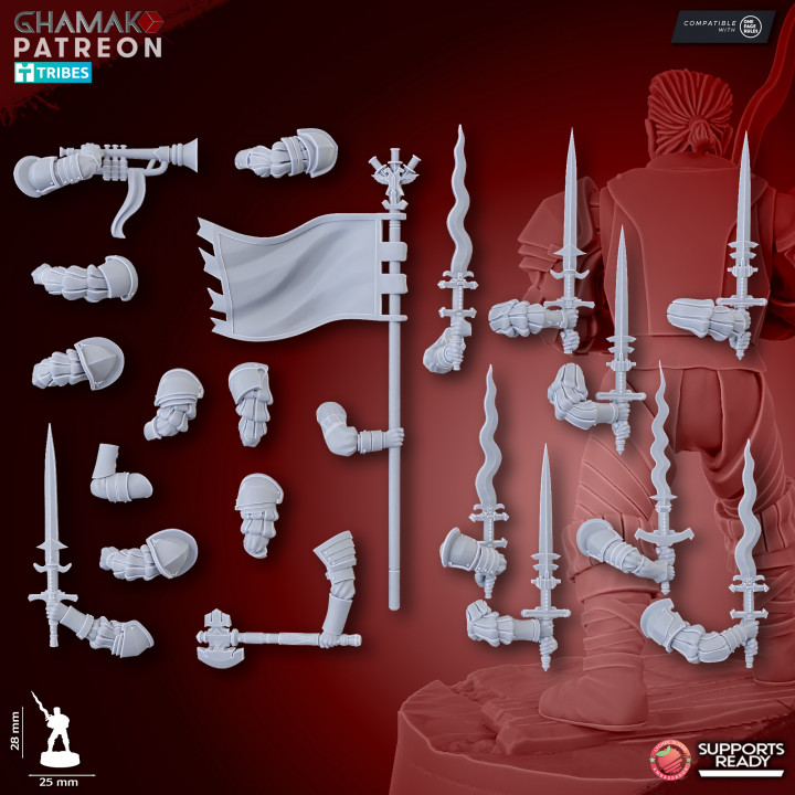 3D Printable Doppelsoldner by Ghamak