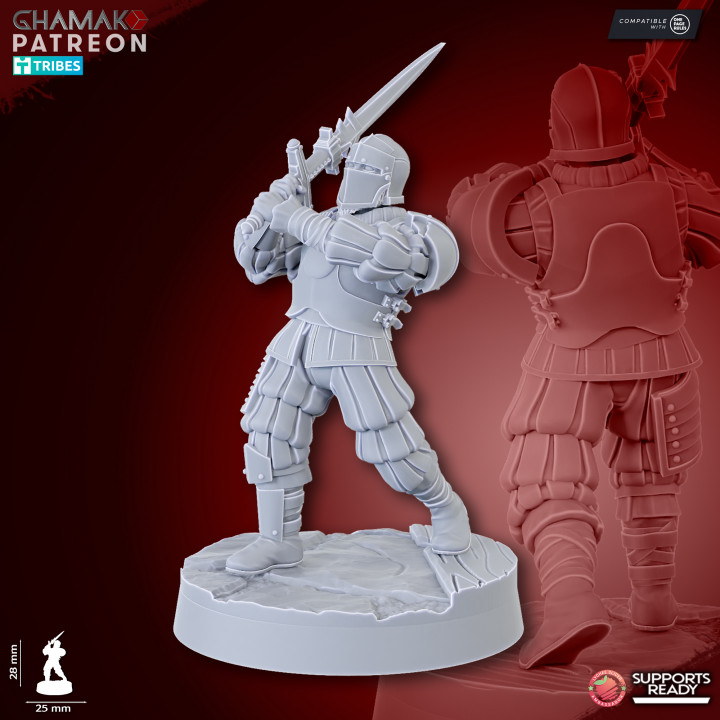 3D Printable Doppelsoldner by Ghamak