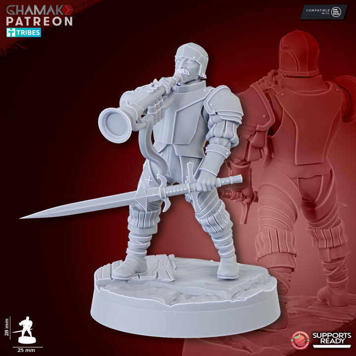 3D Printable Doppelsoldner by Ghamak