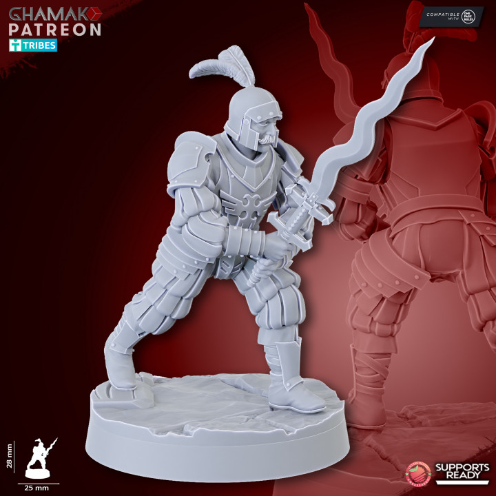 3D Printable Doppelsoldner by Ghamak