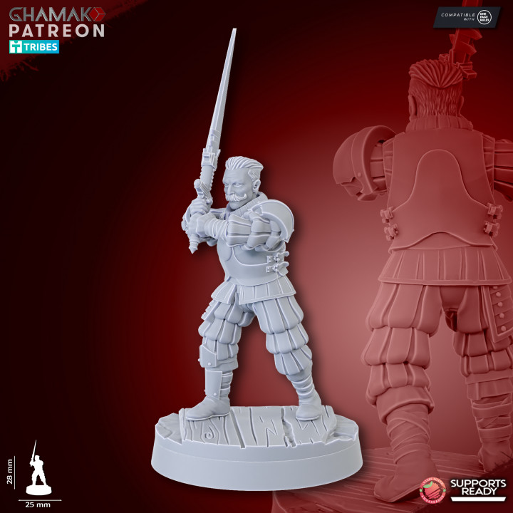 3D Printable Doppelsoldner by Ghamak