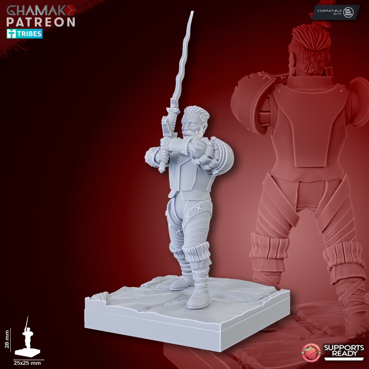 3D Printable Doppelsoldner by Ghamak