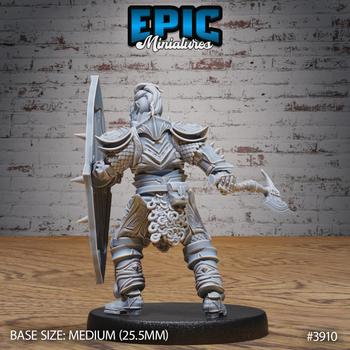 3D Printable Black Guard Orc Set / Green Skin Lord / Male Humanoid ...