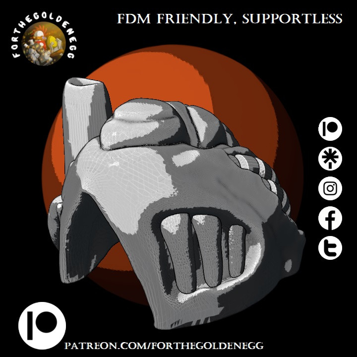 3D Printable Flesh House - Supportless by Balázs Patonai