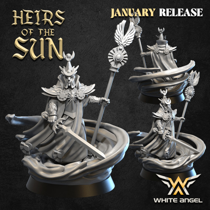 3D Printable ARCHMAGE OF THE SUN - HEIRS OF THE SUN (JANUARY 2024 ...