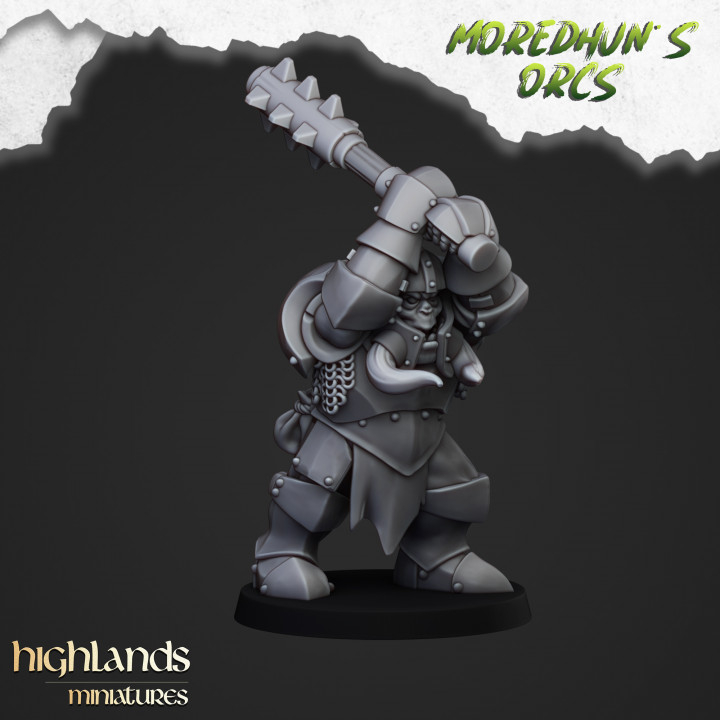 3D Printable Armoured Orcs - Highlands Miniatures by Highlands Miniatures