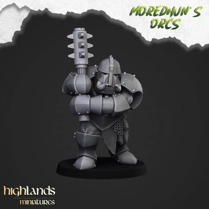 3D Printable Armoured Orcs - Highlands Miniatures by Highlands Miniatures