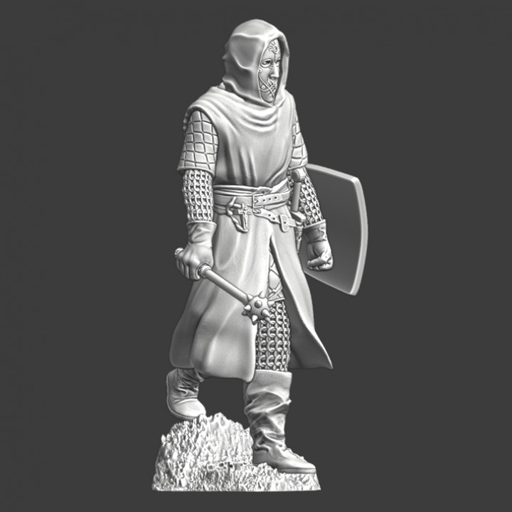 3D Printable Medieval Leper Knight - Order of Lazarus by Northern ...
