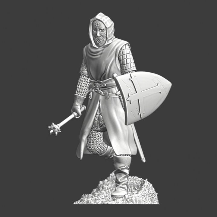 3D Printable Medieval Leper Knight - Order of Lazarus by Northern ...