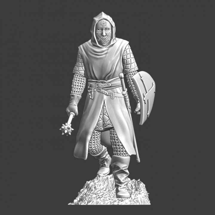 3D Printable Medieval Leper Knight - Order of Lazarus by Northern ...