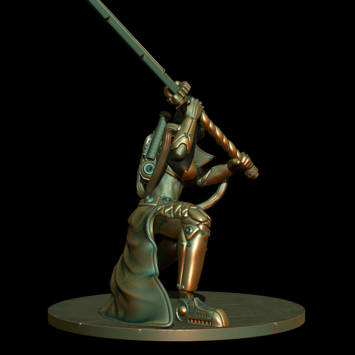 3D Printable Steampunk Knight by Marzbar-the-Creator