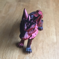 3D Printable Cinder Wolf by Cinderwing3D