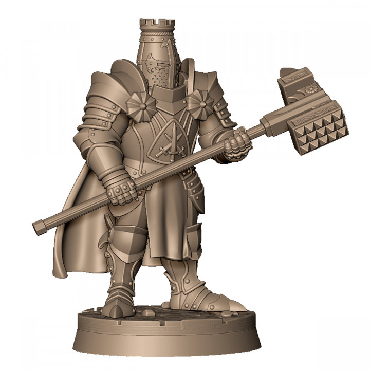 3D Printable Heavy knight by Willy Kao
