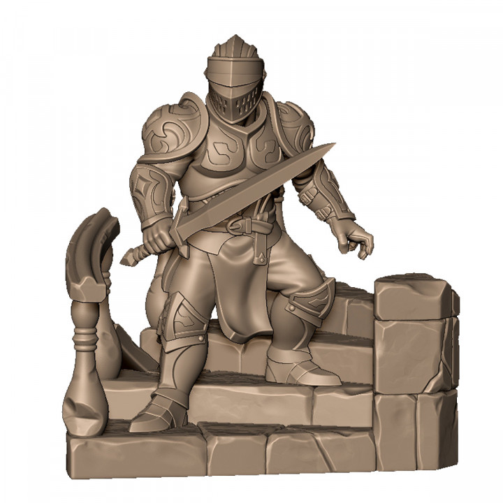 3D Printable Hero knight by Willy Kao