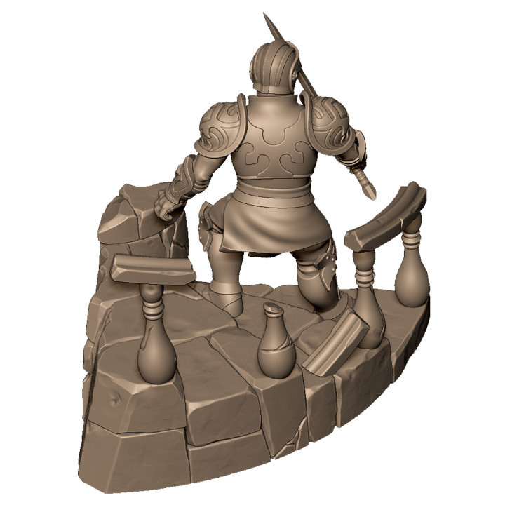 3D Printable Hero knight by Willy Kao