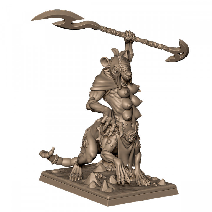 3D Printable Large rat monster by Willy Kao