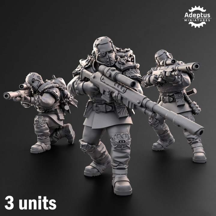 3D Printable Infantry Bundle. Dark Krocs. Renegades and Heretics. by ...