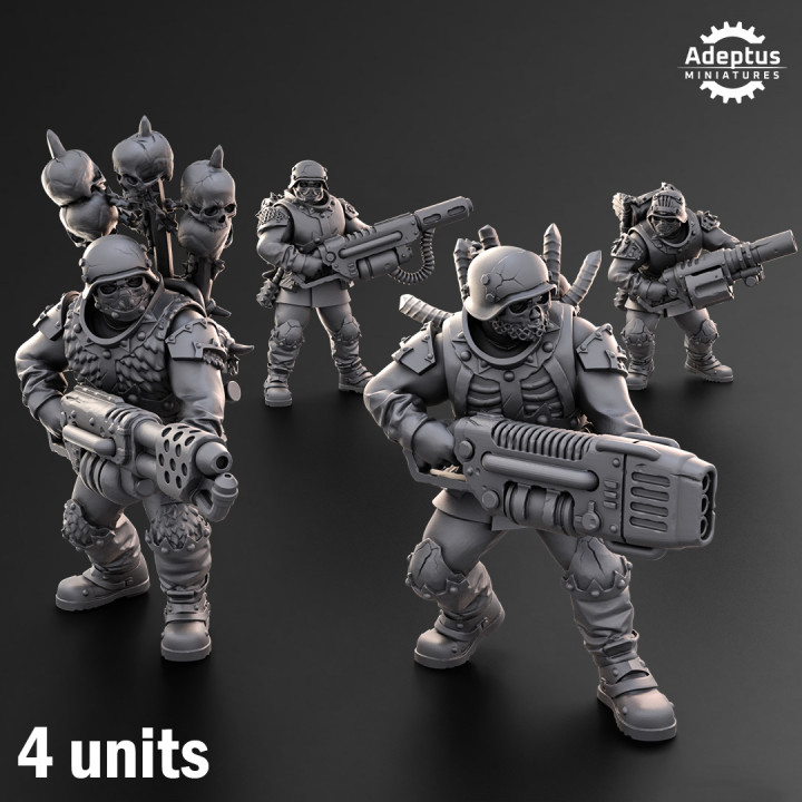 3D Printable Infantry Bundle. Varrox regiment. Renegades and Heretics ...