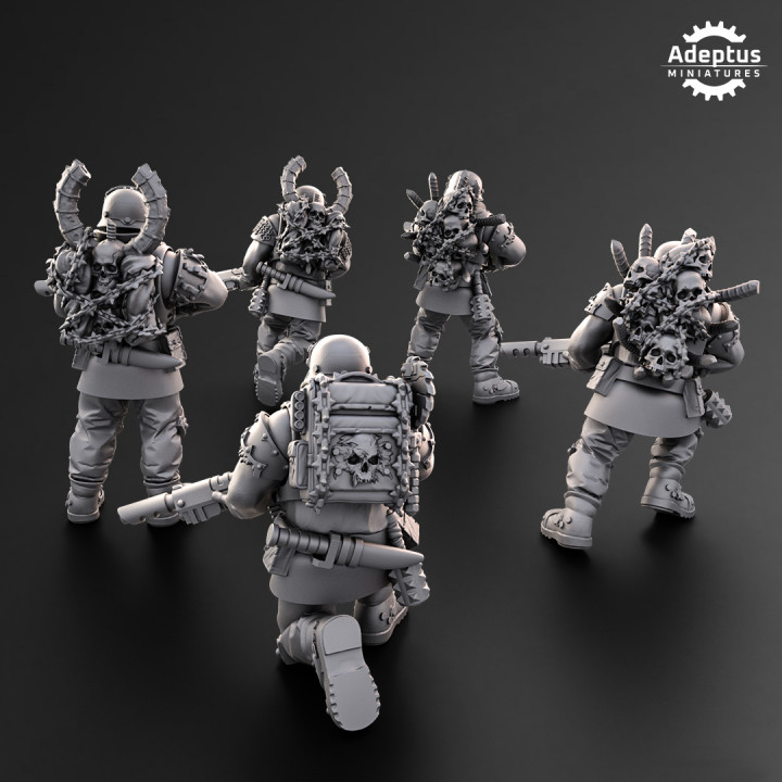 3D Printable Infantry Bundle. Varrox regiment. Renegades and Heretics ...