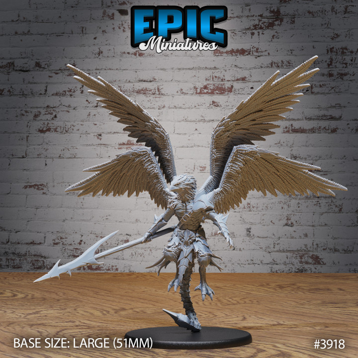 3D Printable Demon Lord Pazuzu Set / Winged Beast / Dark Angel / Evil ...