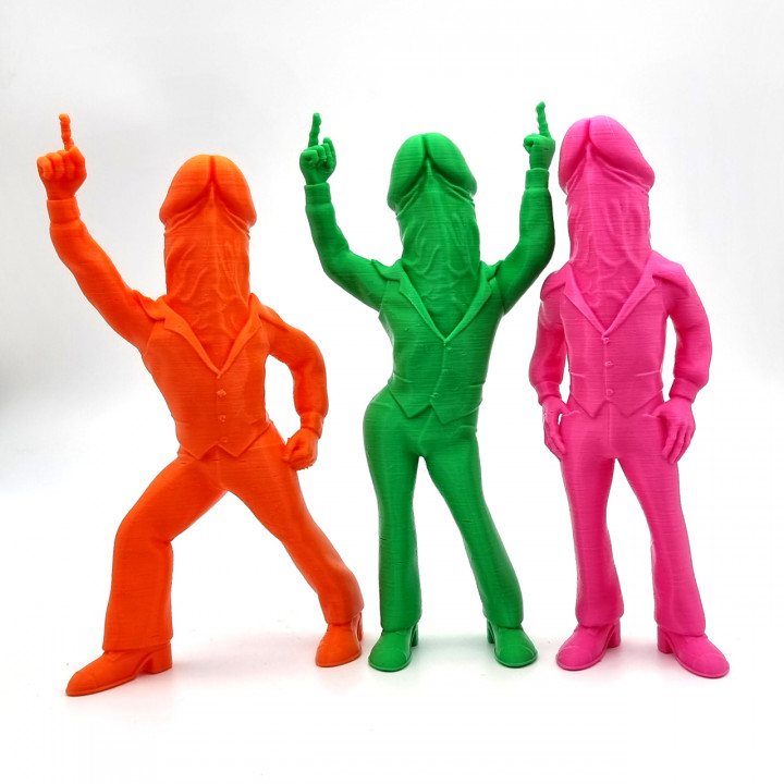 3D Printable Dicky Night Fever by iradj3d