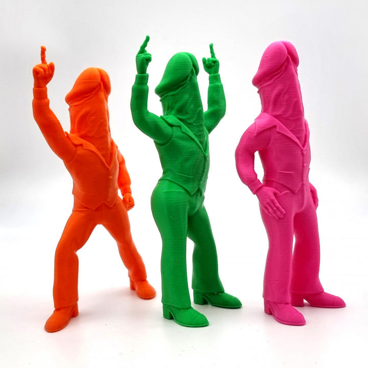 3D Printable Dicky Night Fever by iradj3d