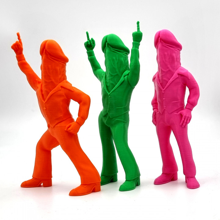 3D Printable Dicky Night Fever by iradj3d