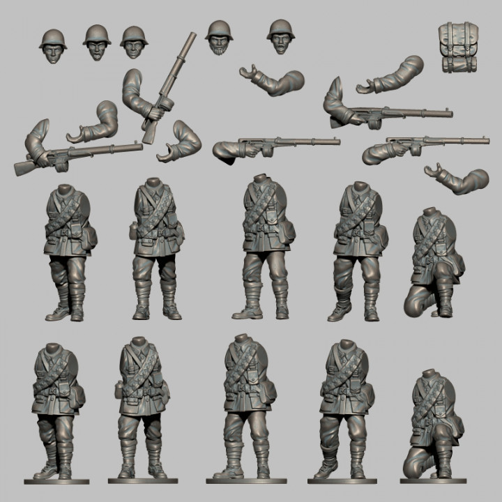 3D Printable What If? WW1 Confederates by Wargames Atlantic