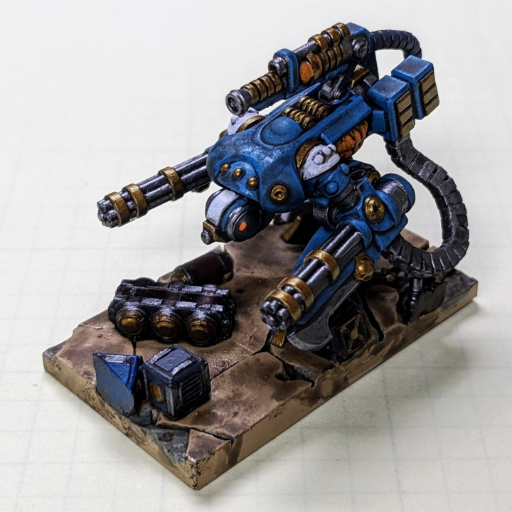 3D Print of Martian Cyborg - Hunter Killer Cyborgs by Dataliss