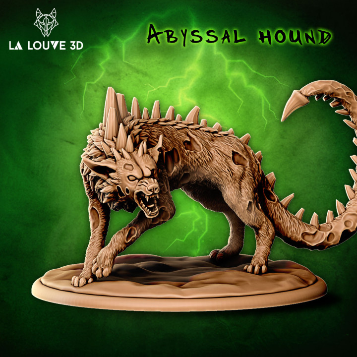 3D Printable Abyssal Hound by La Louve 3D