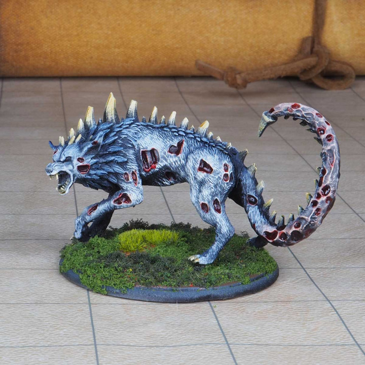 3D Printable Abyssal Hound by La Louve 3D