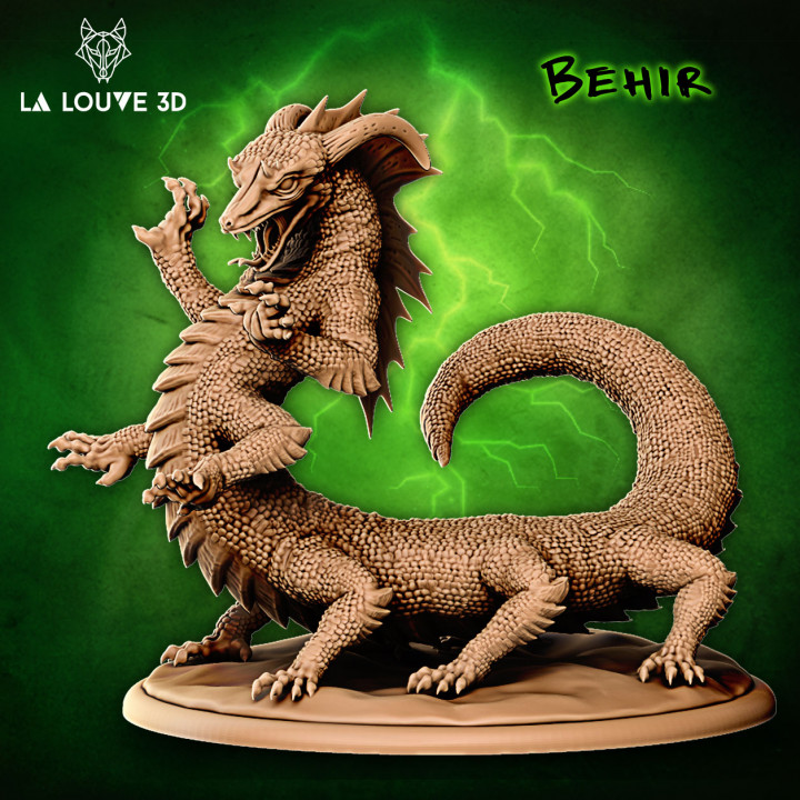 3D Printable Behir by La Louve 3D