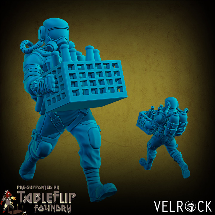 3D Printable Company Asset 1 (PRESUPPORTED) by Velrock Art Miniatures