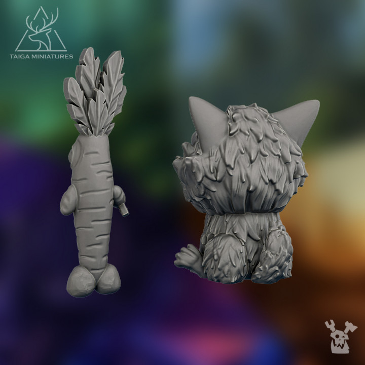3D Printable Fantasy Forest Beasts by Taiga Miniatures