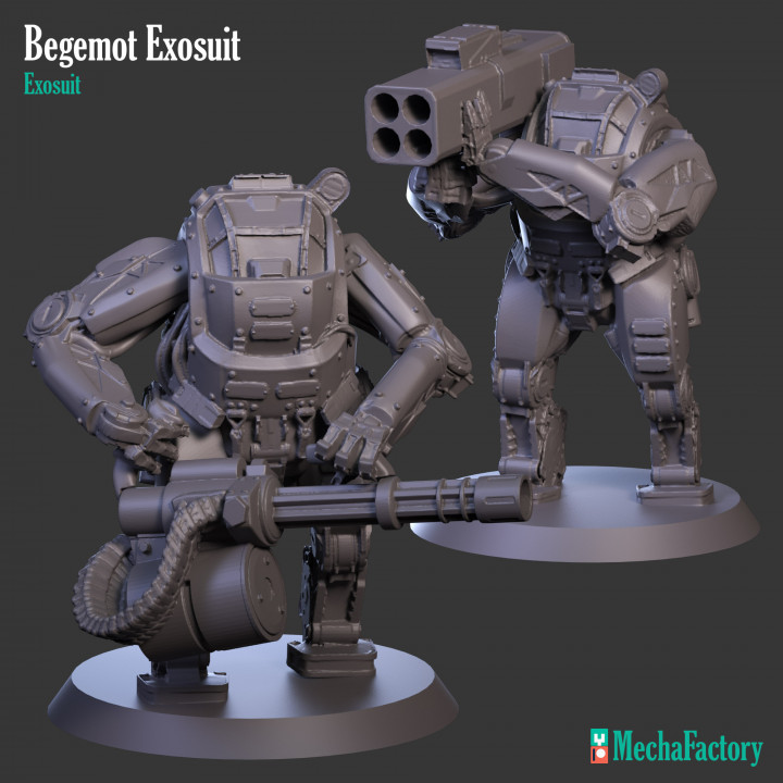 3D Printable Begemot Exosuit by Sergeant Hammer