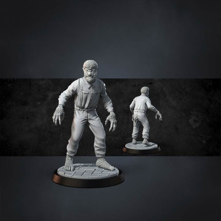 3D Printable MINIATURES for HORROR GAMES - COMPLETE SET by Falcata 3d