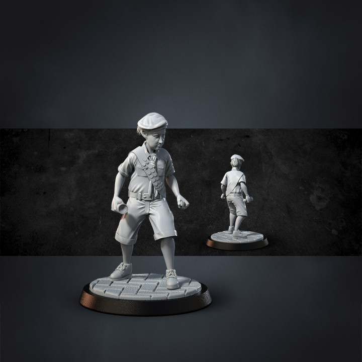 3D Printable MINIATURES for HORROR GAMES - COMPLETE SET by Falcata 3d