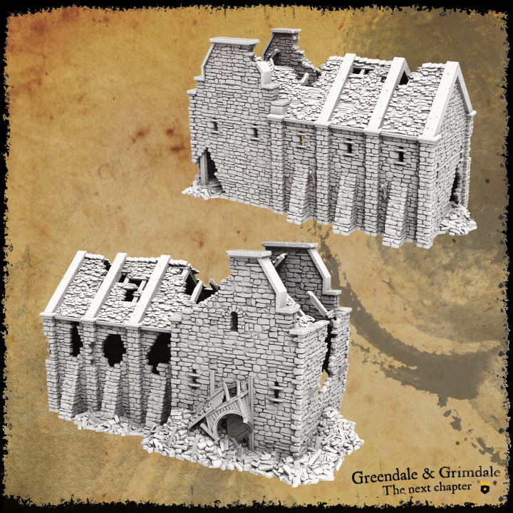 3D Printable Grimdale - Armory by 3Dlayeredscenery