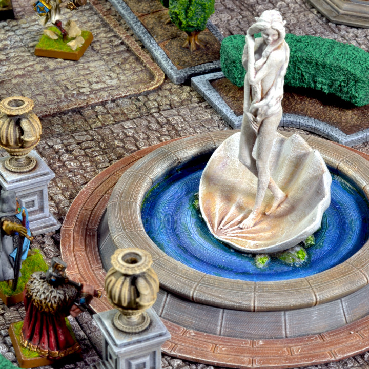 3D Printable Statue Fountain by Dani Amengual