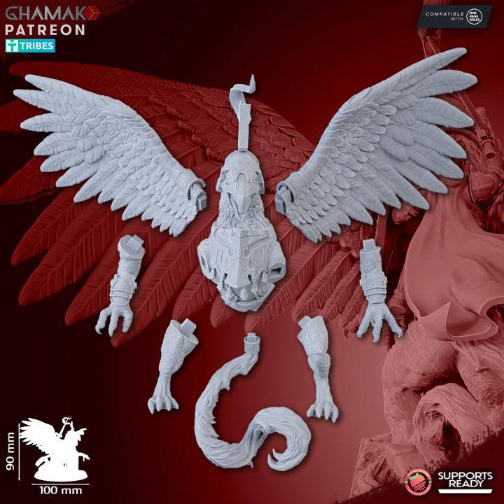 3D Printable Duke on Gryphon by Ghamak