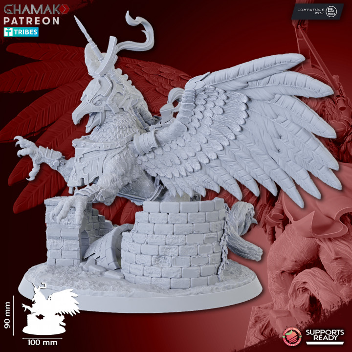 3D Printable Duke on Gryphon by Ghamak