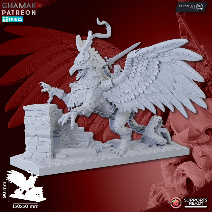 3D Printable Duke on Gryphon by Ghamak