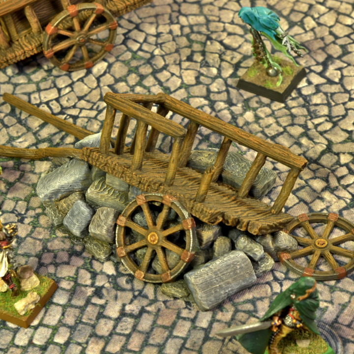 3D Printable Broken Cart by Dani Amengual