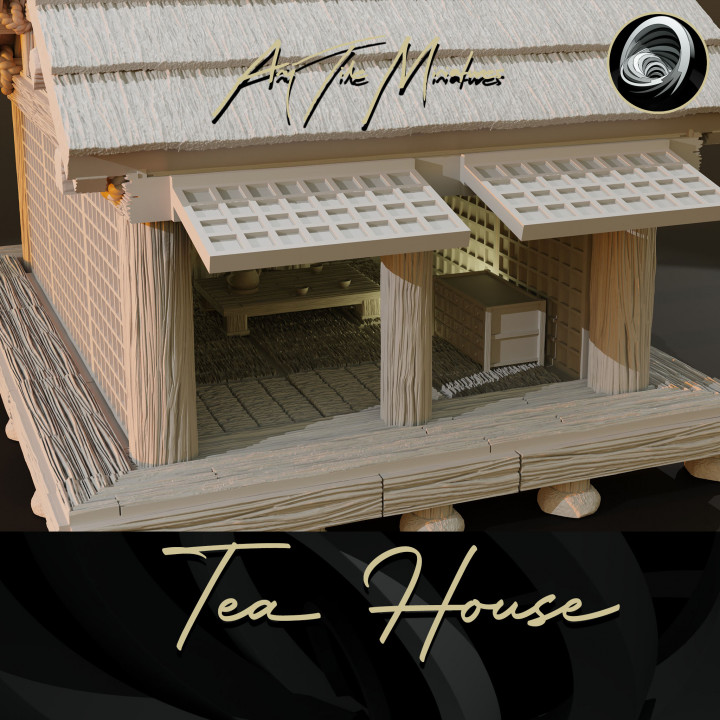 3D Printable Japanese Tea House (assembly guide included) by Silent ...